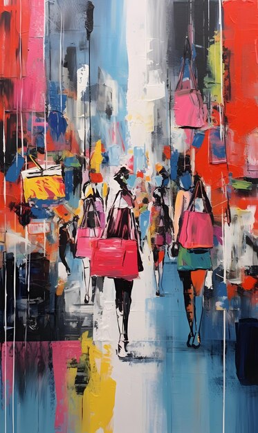 Premium AI Image | An artistic work that critiques the effects of ... Premium AI Image | An artistic work that critiques the effects of ...