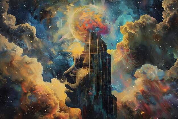 Premium Photo | Ascend the Tower of Silent Cognition a structure t ... Premium Photo | Ascend the Tower of Silent Cognition a structure t ...