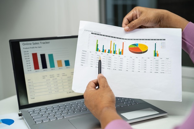 Premium Photo | Asian accountant working and analyzing financial ... Premium Photo | Asian accountant working and analyzing financial ...