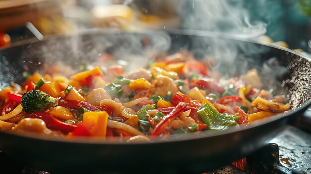 Premium Photo | Asian style cooking produces steaming mixed Vegetable ... Premium Photo | Asian style cooking produces steaming mixed Vegetable ...