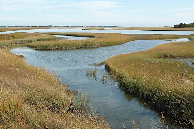 Premium Photo | Assessing salt marsh vegetation patterns ar generative ai Premium Photo | Assessing salt marsh vegetation patterns ar generative ai