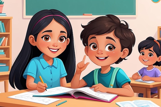 Premium Photo | Assisting with theory isolated cartoon vector ... Premium Photo | Assisting with theory isolated cartoon vector ...