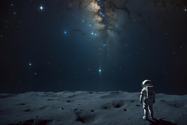 Astronaut in deep space | Premium AI-generated image Astronaut in deep space | Premium AI-generated image