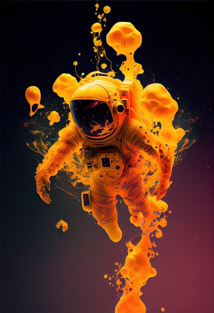 Premium Photo | Astronaut flying in zero gravity hightech astronaut ... Premium Photo | Astronaut flying in zero gravity hightech astronaut ...