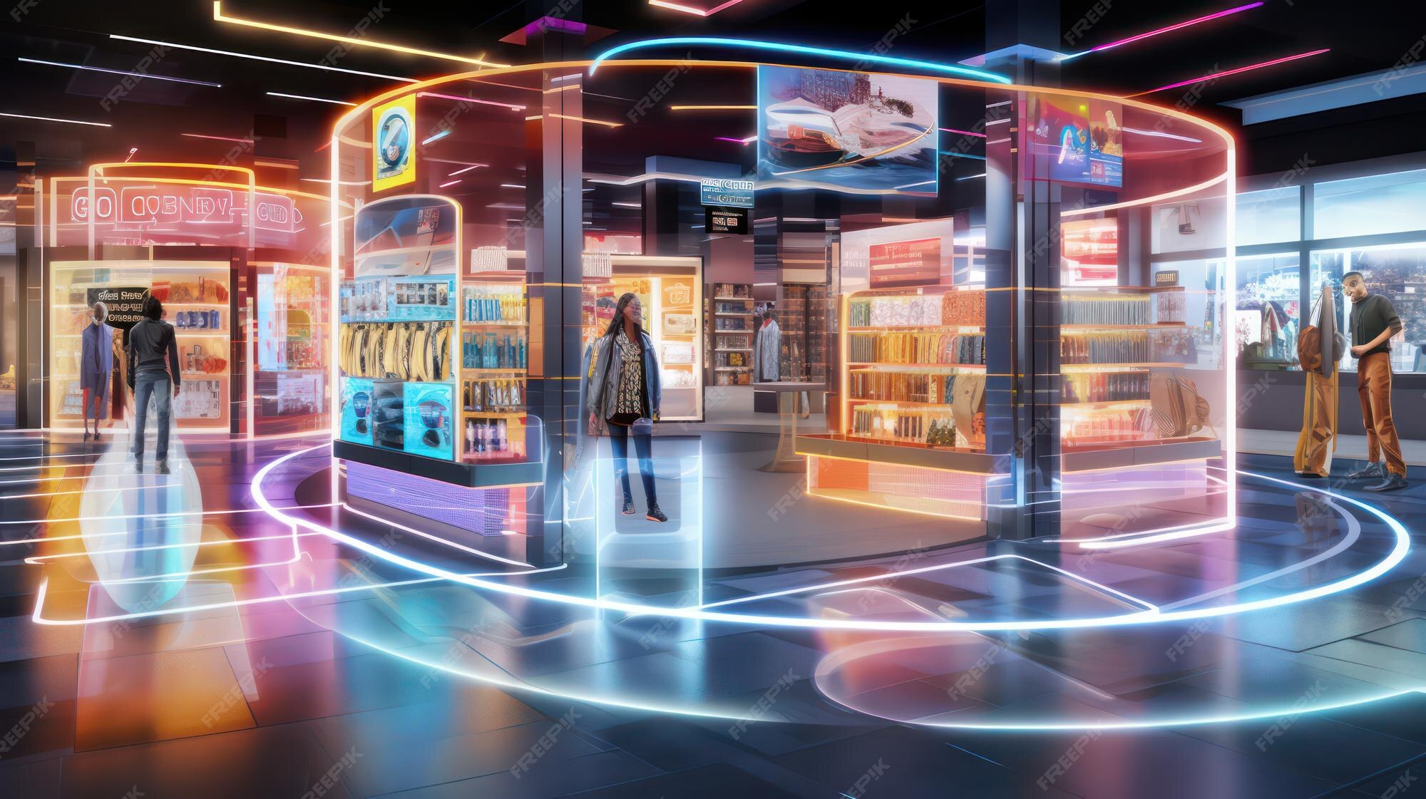 Premium AI Image | Augmented Brilliance in Retail Design A Paradigm Shift Premium AI Image | Augmented Brilliance in Retail Design A Paradigm Shift