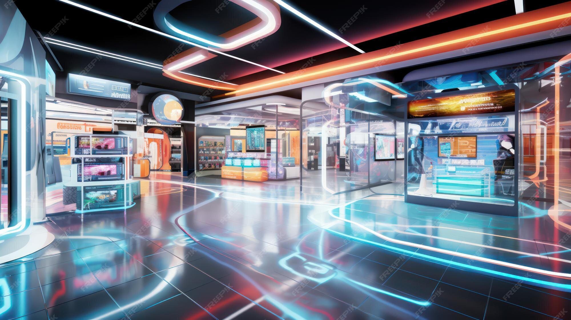 Premium Photo | Augmented Brilliance in Retail Designing Premium Photo | Augmented Brilliance in Retail Designing