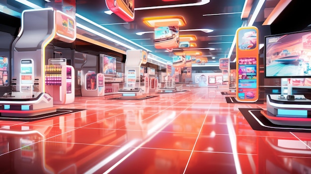 Premium AI Image | Augmented Brilliance in Retail Designing Premium AI Image | Augmented Brilliance in Retail Designing
