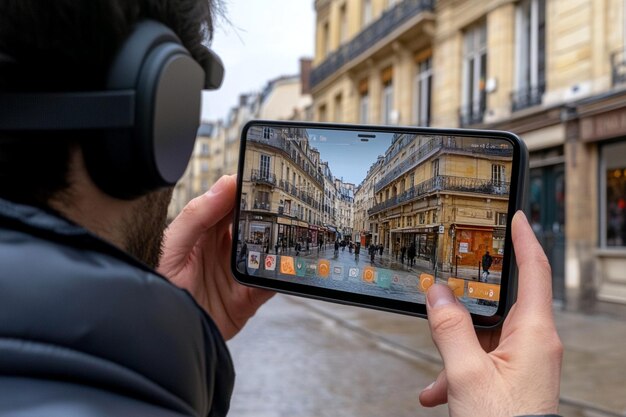 Augmented reality overlays enhancing reality ar | Premium AI-generated ... Augmented reality overlays enhancing reality ar | Premium AI-generated ...
