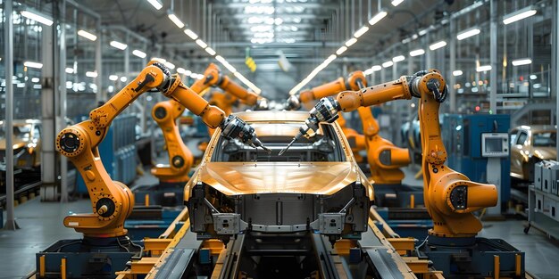 Automating Car Production in Factories with Robots and Assembly Lines ... Automating Car Production in Factories with Robots and Assembly Lines ...