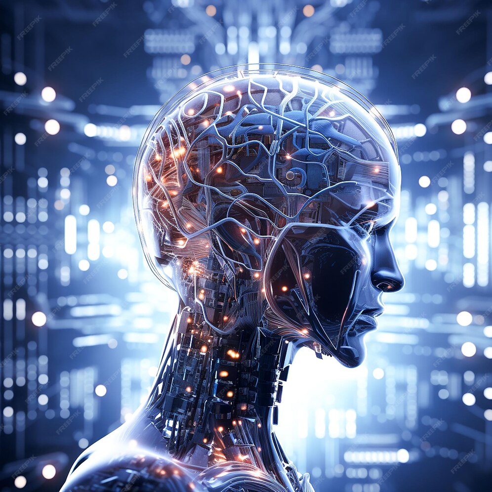 Premium Ai Image Automation Data Analytic With Robot And Digital