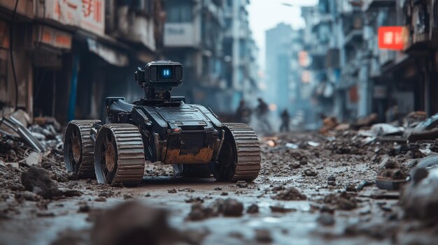 Autonomous AIpowered emergency response robots navigating disaster ... Autonomous AIpowered emergency response robots navigating disaster ...