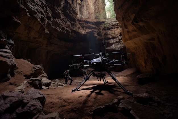 Premium AI Image | Autonomous vehicle and drone team up to discover ... Premium AI Image | Autonomous vehicle and drone team up to discover ...