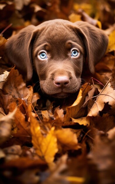Premium Photo | Autumn Adventure for Curious Pup Premium Photo | Autumn Adventure for Curious Pup