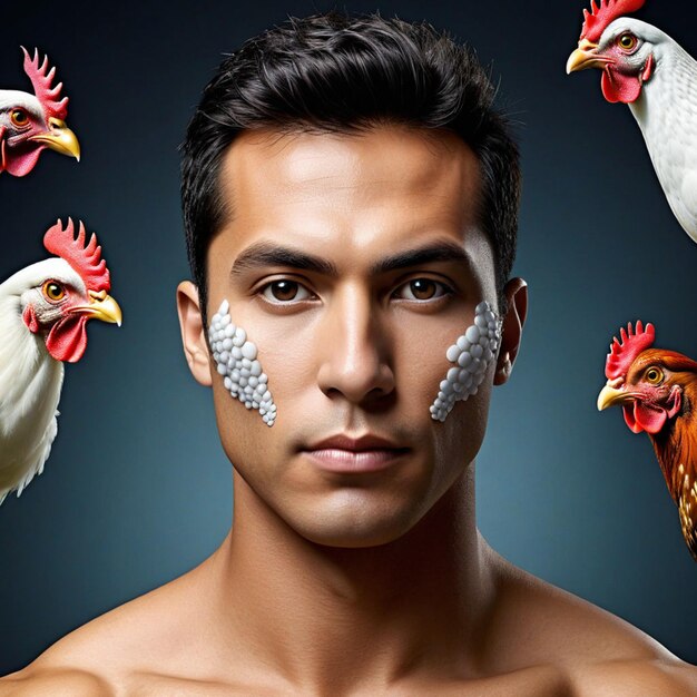 Premium Photo | The Avian Fusion Exploring Human Chicken Hybrids in ... Premium Photo | The Avian Fusion Exploring Human Chicken Hybrids in ...