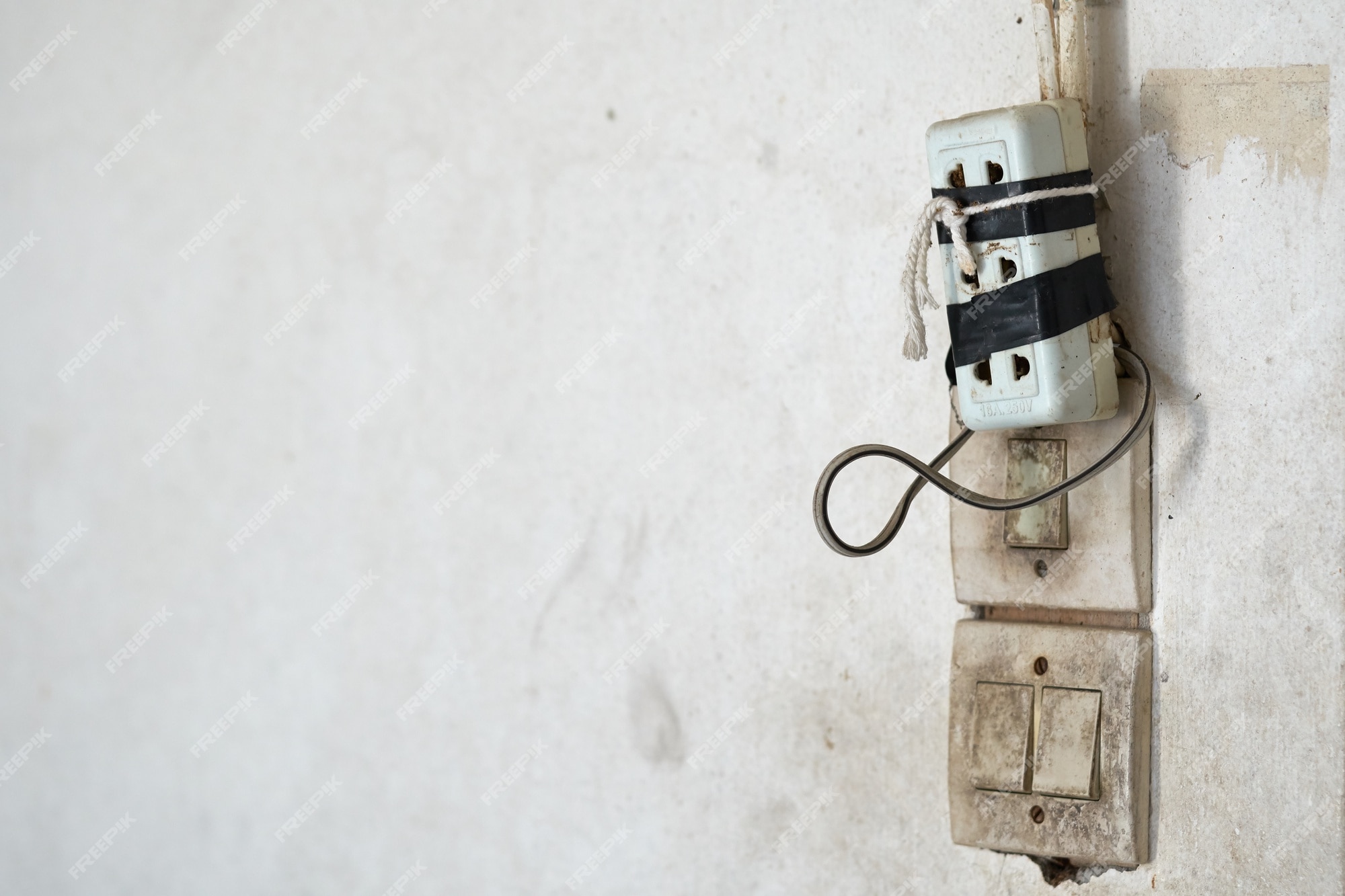 Premium Photo | Badly wired plug showing bad and wrong and dangerous ... Premium Photo | Badly wired plug showing bad and wrong and dangerous ...