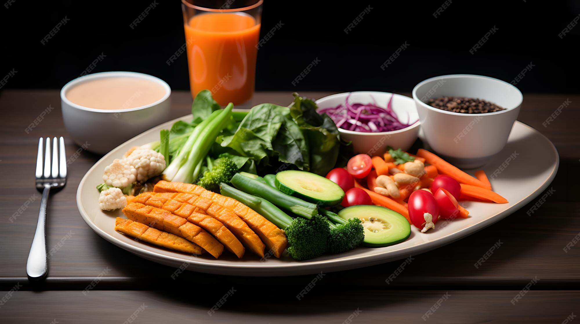 Premium Ai Image Balanced Vegan Meal Plan Ensuring Complete Nutrition