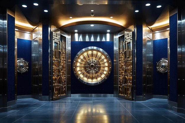 Premium AI Image | Bank vault door Generative AI Premium AI Image | Bank vault door Generative AI