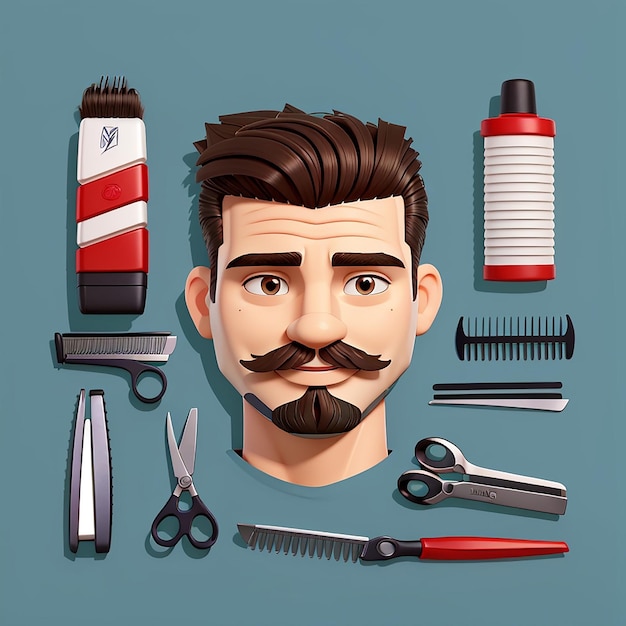Premium Photo | Barbershop Chair Cartoon Vector Icon Illustration ... Premium Photo | Barbershop Chair Cartoon Vector Icon Illustration ...