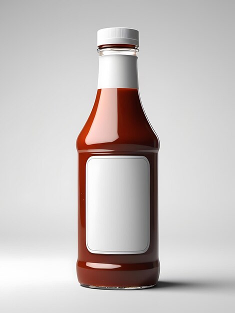 Bbq Sauce Bottle Mockup Premium Ai Generated Image