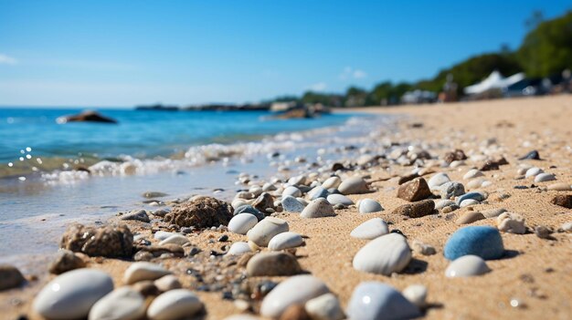 Premium AI Image | a beach with many shells on it Premium AI Image | a beach with many shells on it