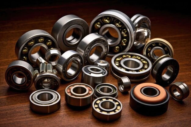 Premium Photo | Bearings of different types Generative AI Premium Photo | Bearings of different types Generative AI
