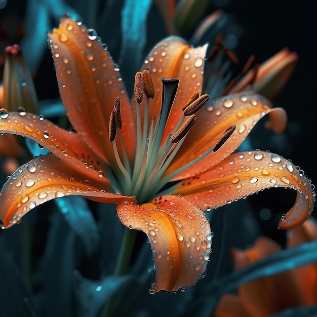 Premium AI Image | Beautiful colorful lily flower images Generative AI Premium AI Image | Beautiful colorful lily flower images Generative AI
