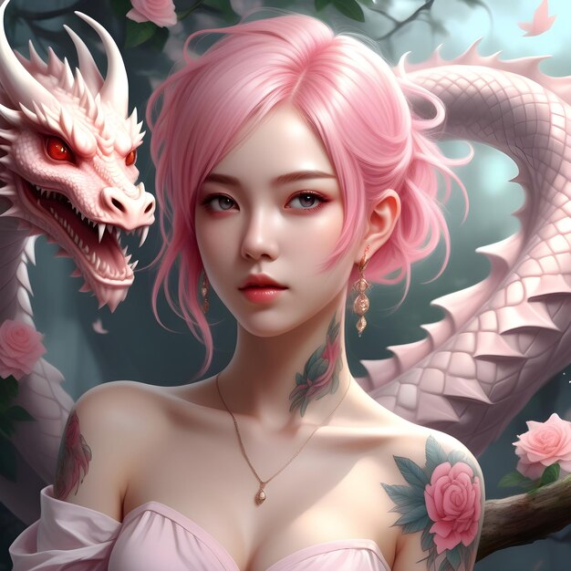 Page 4 Anime Girl With Dragon Images Free Download On Freepik