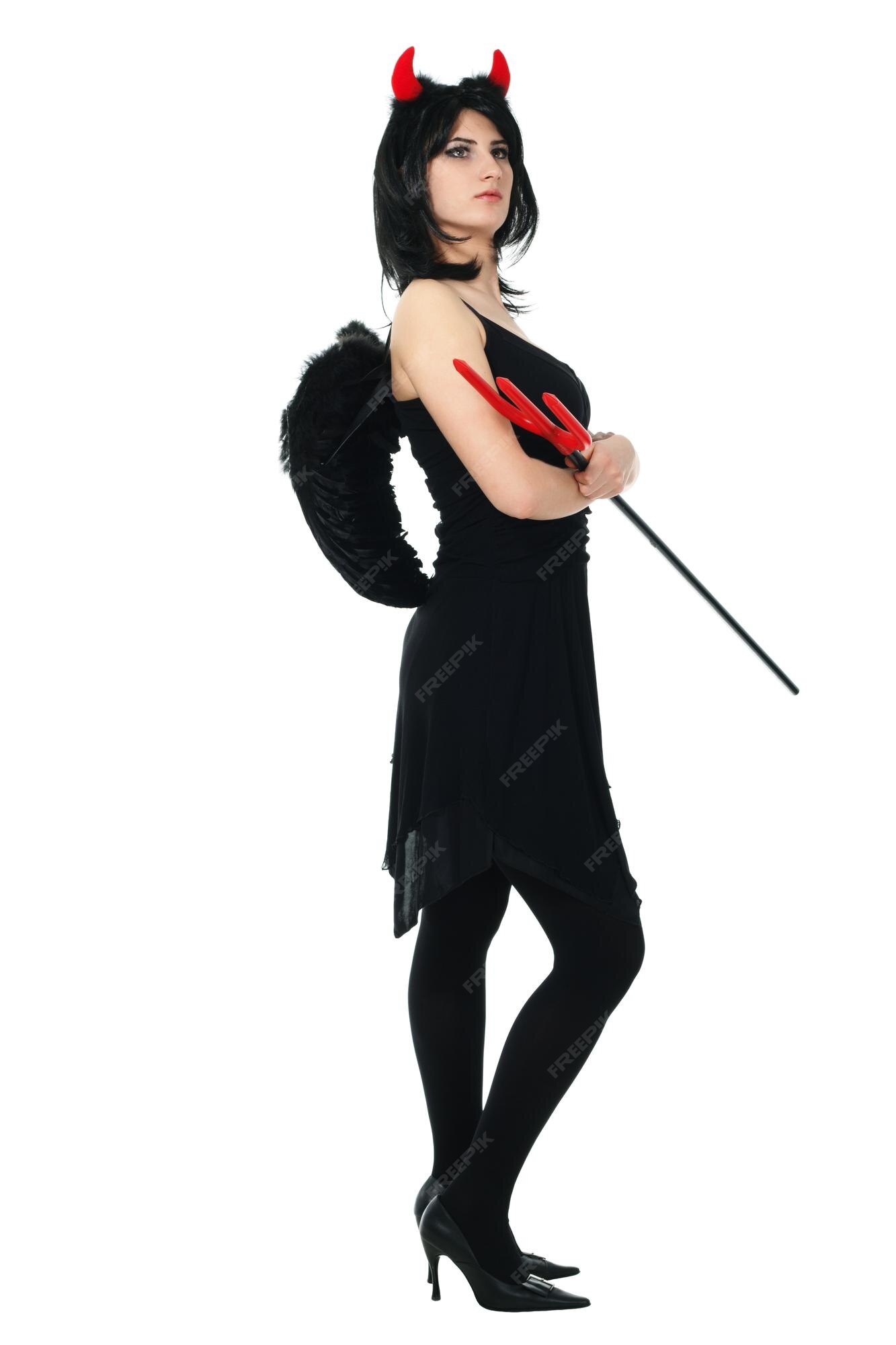 Female Devil Costume Makeup