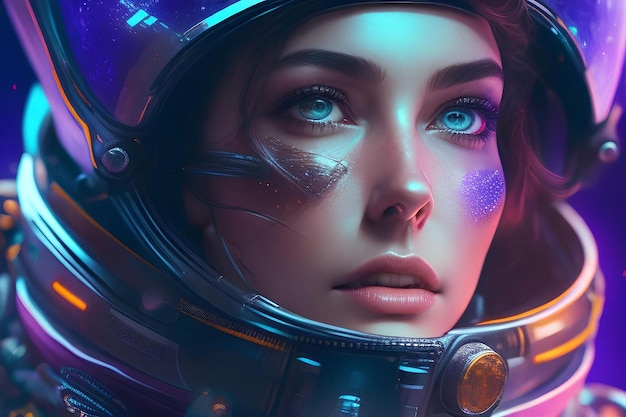Premium AI Image | A beautiful woman AI generative Premium AI Image | A beautiful woman AI generative