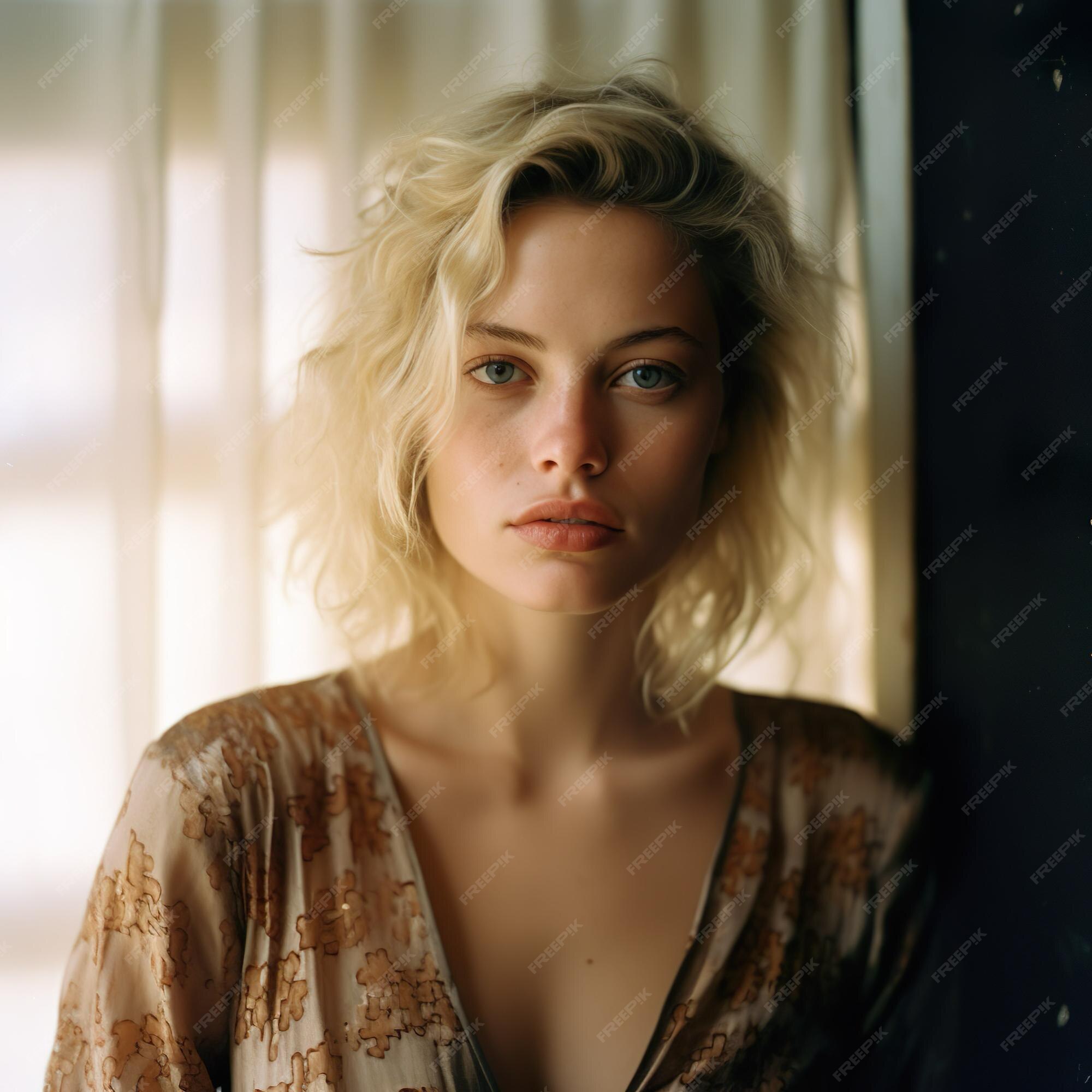 Premium Ai Image Beautiful Woman Looking At The Camera