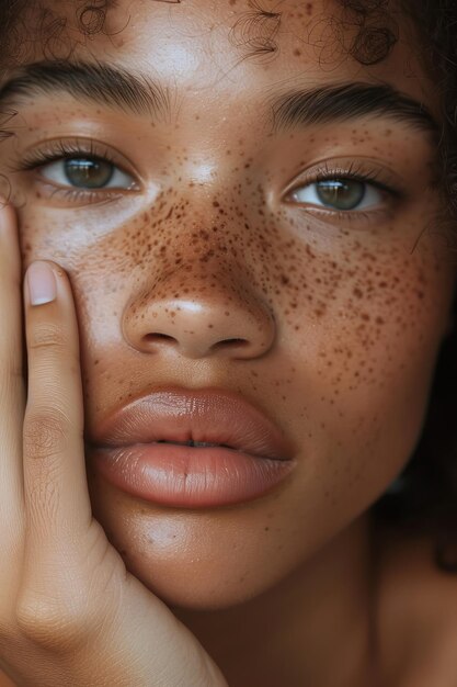 Premium Photo Beauty Portrait And Natural Face Of Black Woman With