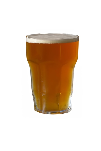 Premium Photo Beer Glasses On White Backgrounds