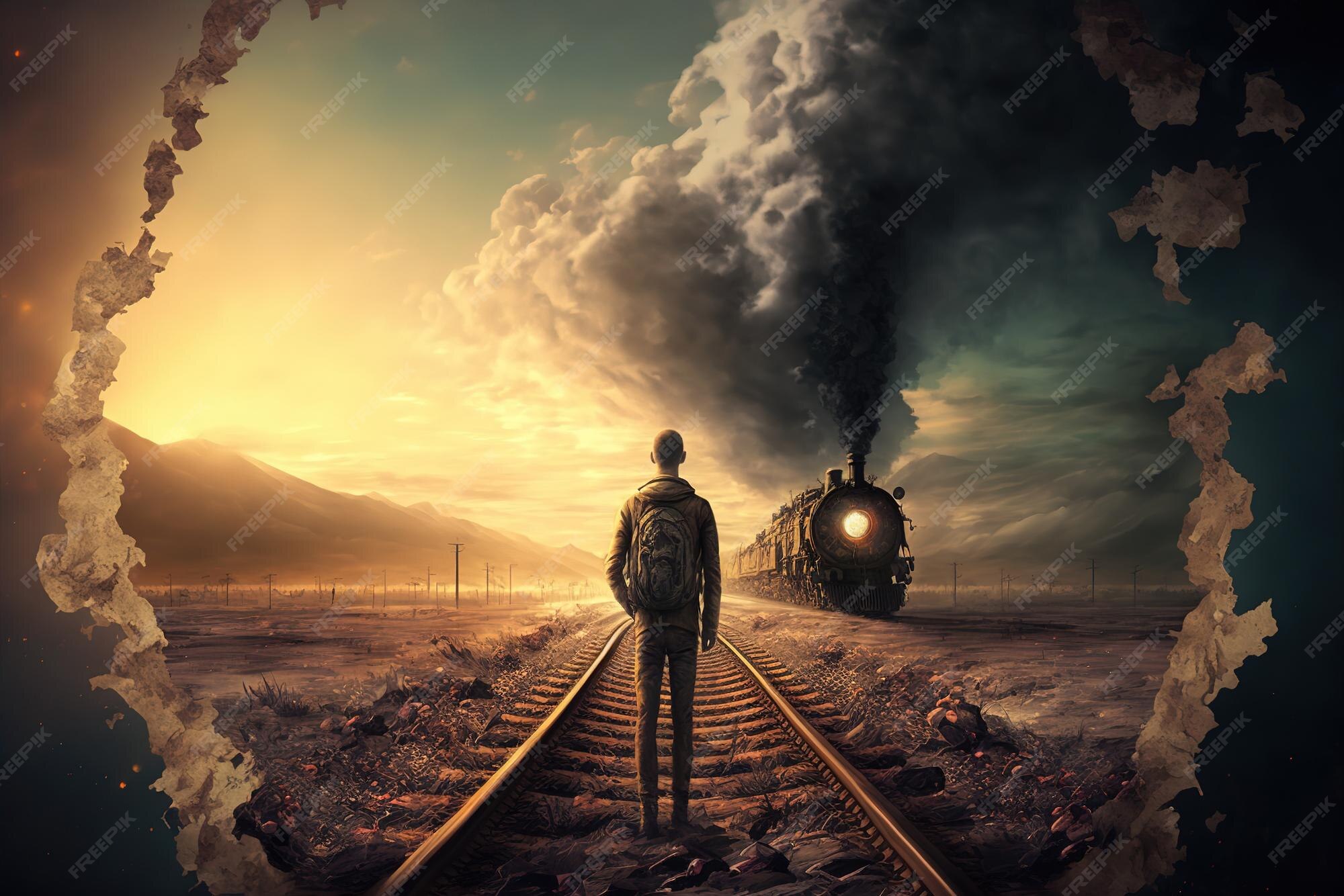 Premium AI Image | Beginning to the End Premium AI Image | Beginning to the End