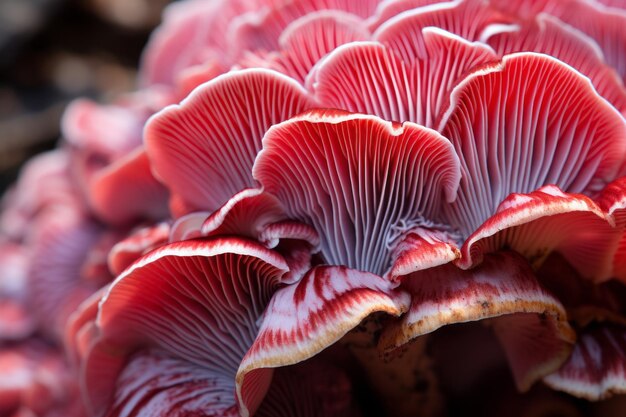 Premium AI Image | Beneath the Canopy Exploring the Vivid Gills of a ... Premium AI Image | Beneath the Canopy Exploring the Vivid Gills of a ...
