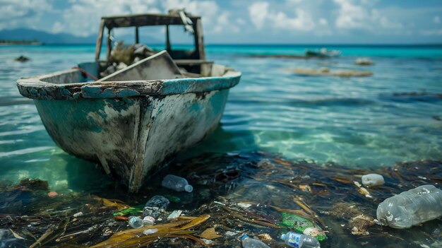 Beyond the Surface Unraveling the Depths of Plastic Pollution | Premium ... Beyond the Surface Unraveling the Depths of Plastic Pollution | Premium ...