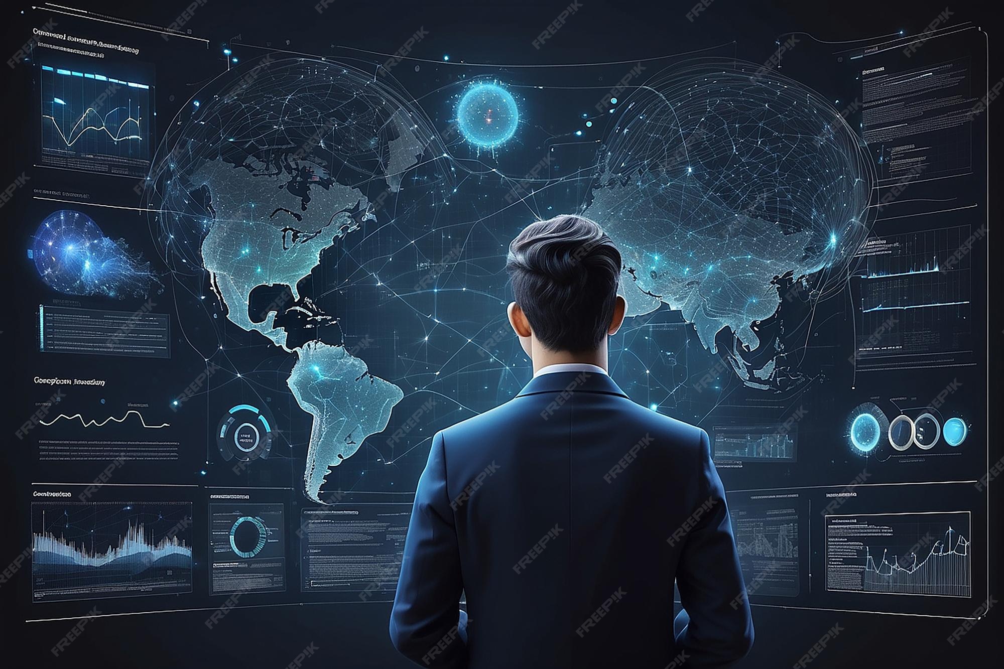 Premium Photo Big Data Technology And Data Science Data Scientist
