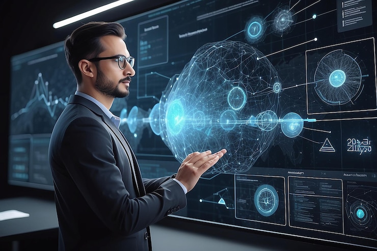 Premium Photo | Big data technology and data science Data scientist ...