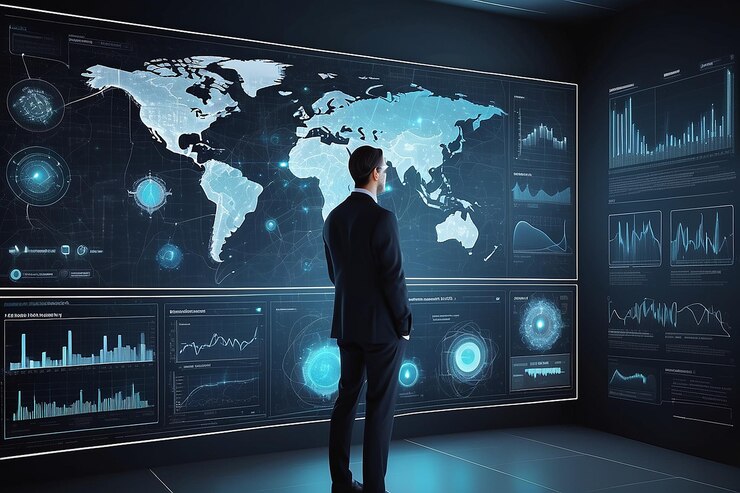 Premium Photo | Big data technology and data science Data scientist ...