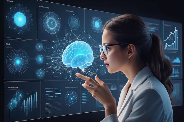Premium Photo Big Data Technology And Data Science Data Scientist Querying Analysing And