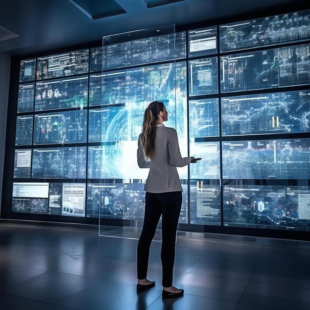 Premium AI Image | big data technology and data science Premium AI Image | big data technology and data science