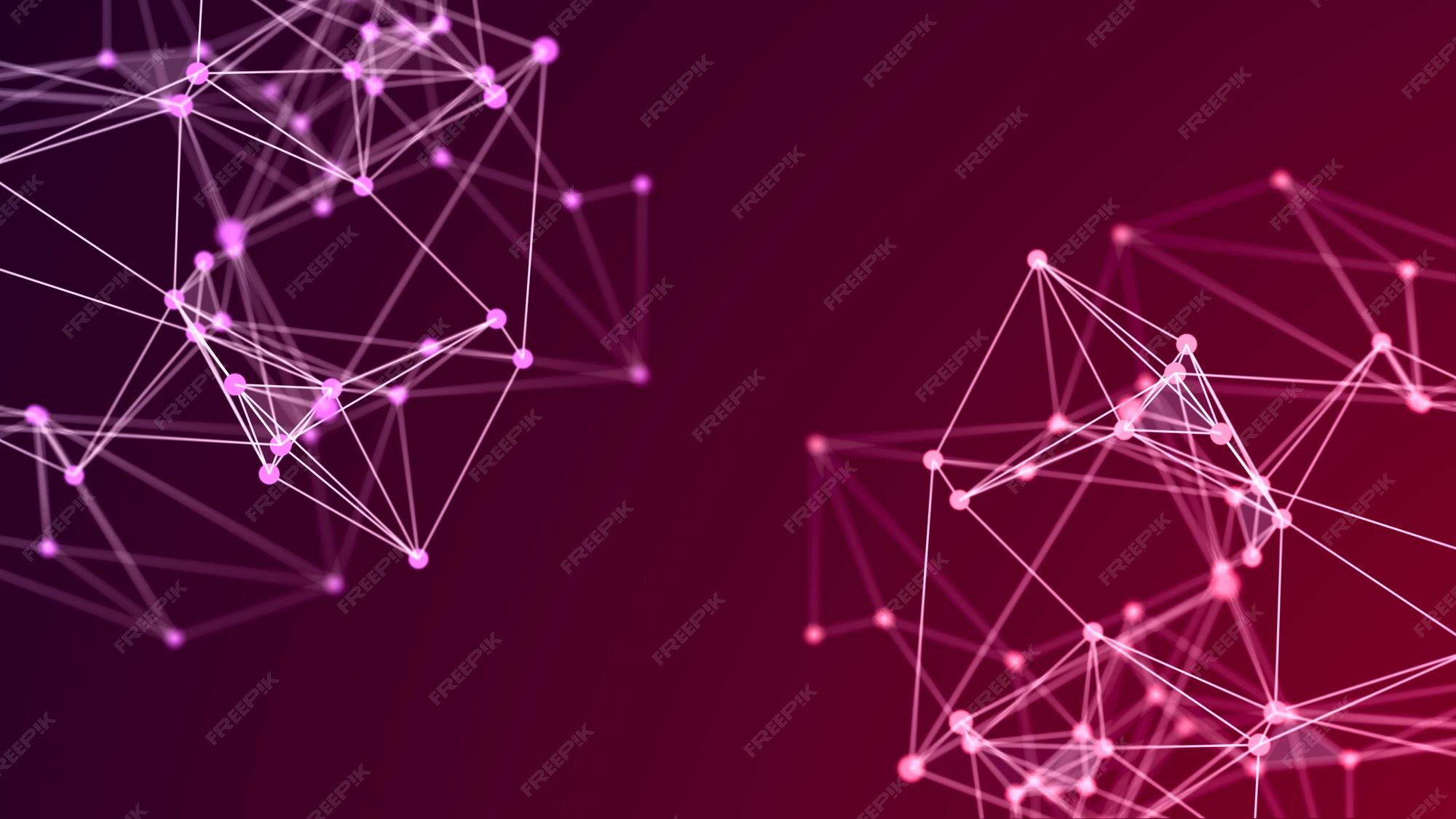 Premium Photo Big Data Visualization Network Connection Structure
