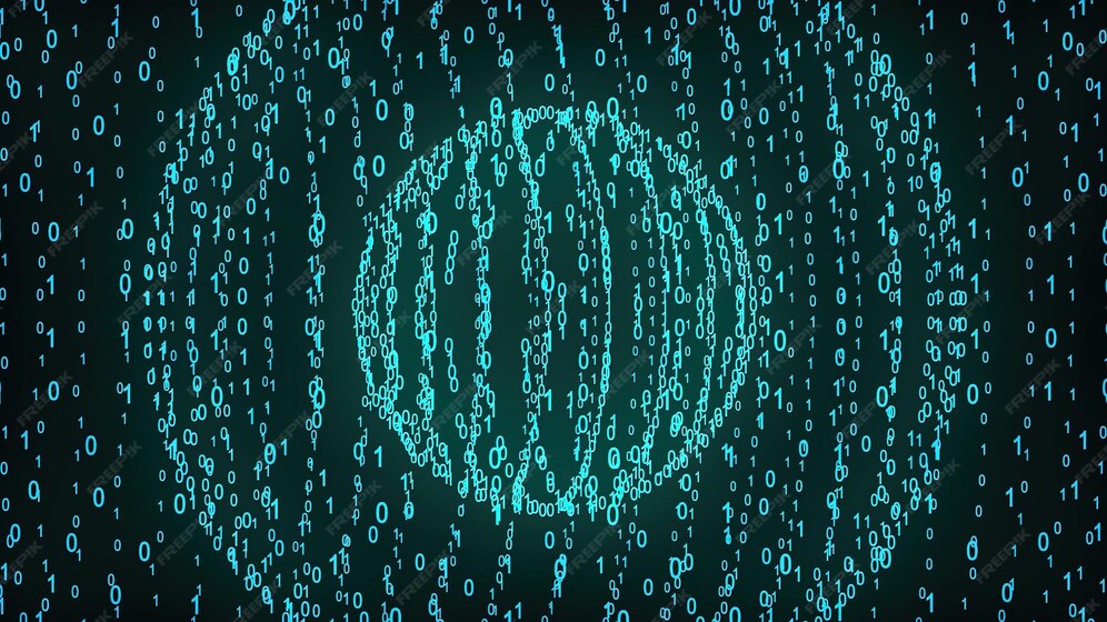 Premium Photo | Big and small binary number spheres computer generated 3d rendering of binary ...