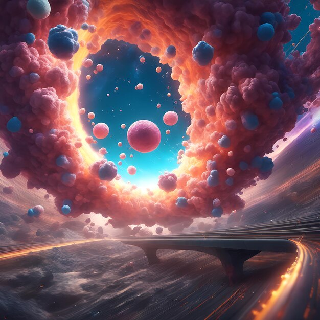 Premium Ai Image Bigbang Universe Explosion Supernova Blast
