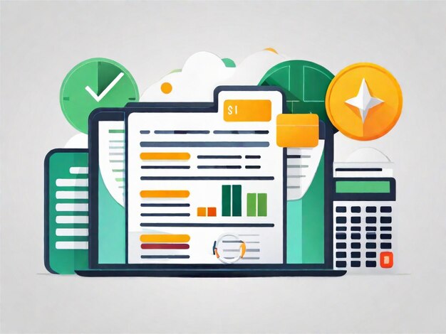 Premium AI Image | Billing Management and Financial Transactions Premium AI Image | Billing Management and Financial Transactions