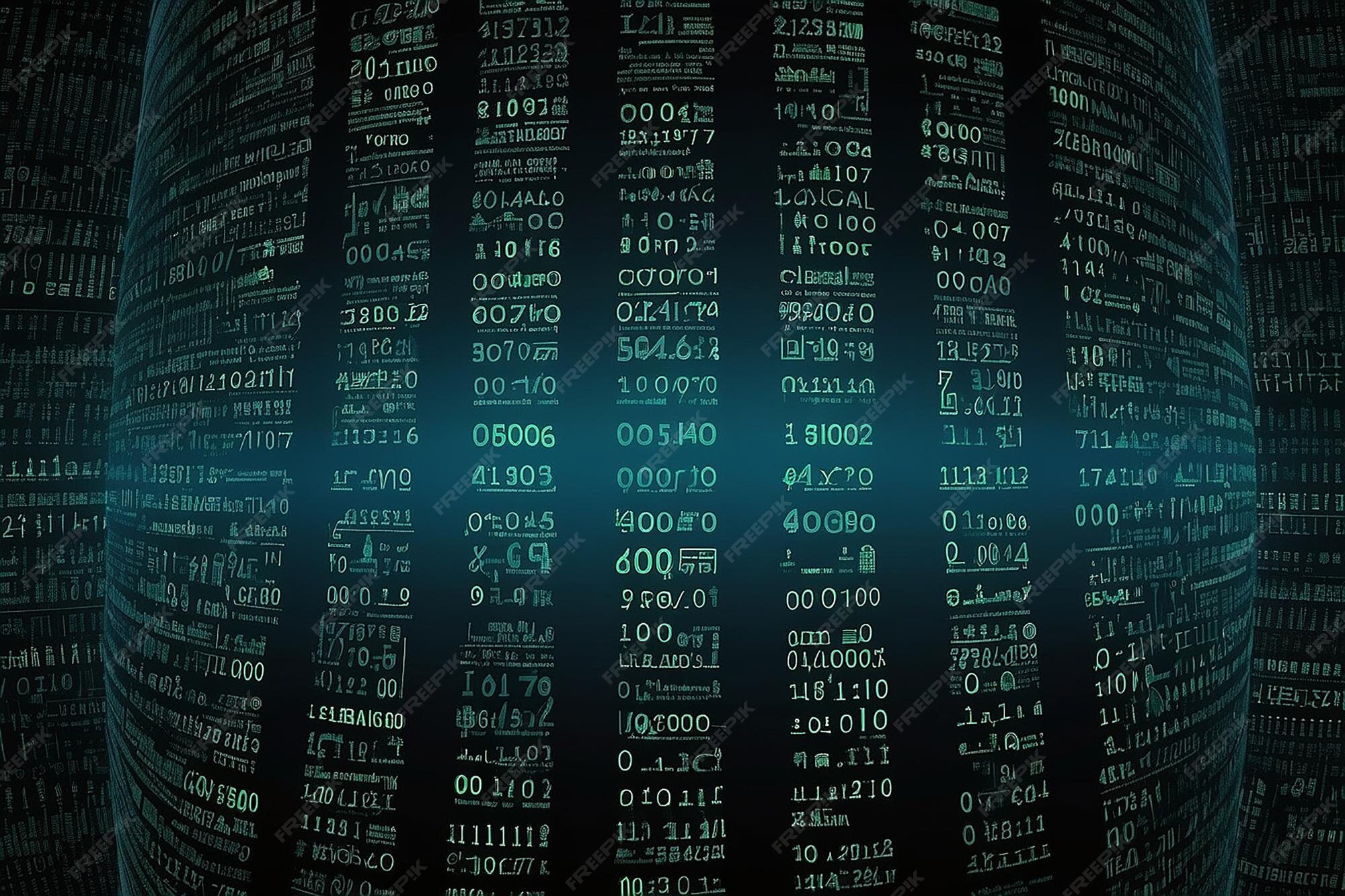 Premium Ai Image Binary Code Background Abstract Technology Digital Binary Data And Secure