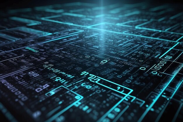 Premium Ai Image Binary Code Background Abstract Technology Digital Binary Data And Secure
