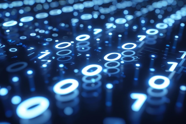 Premium Photo Binary Code Background Numbers Data Technology Security Programming And Data