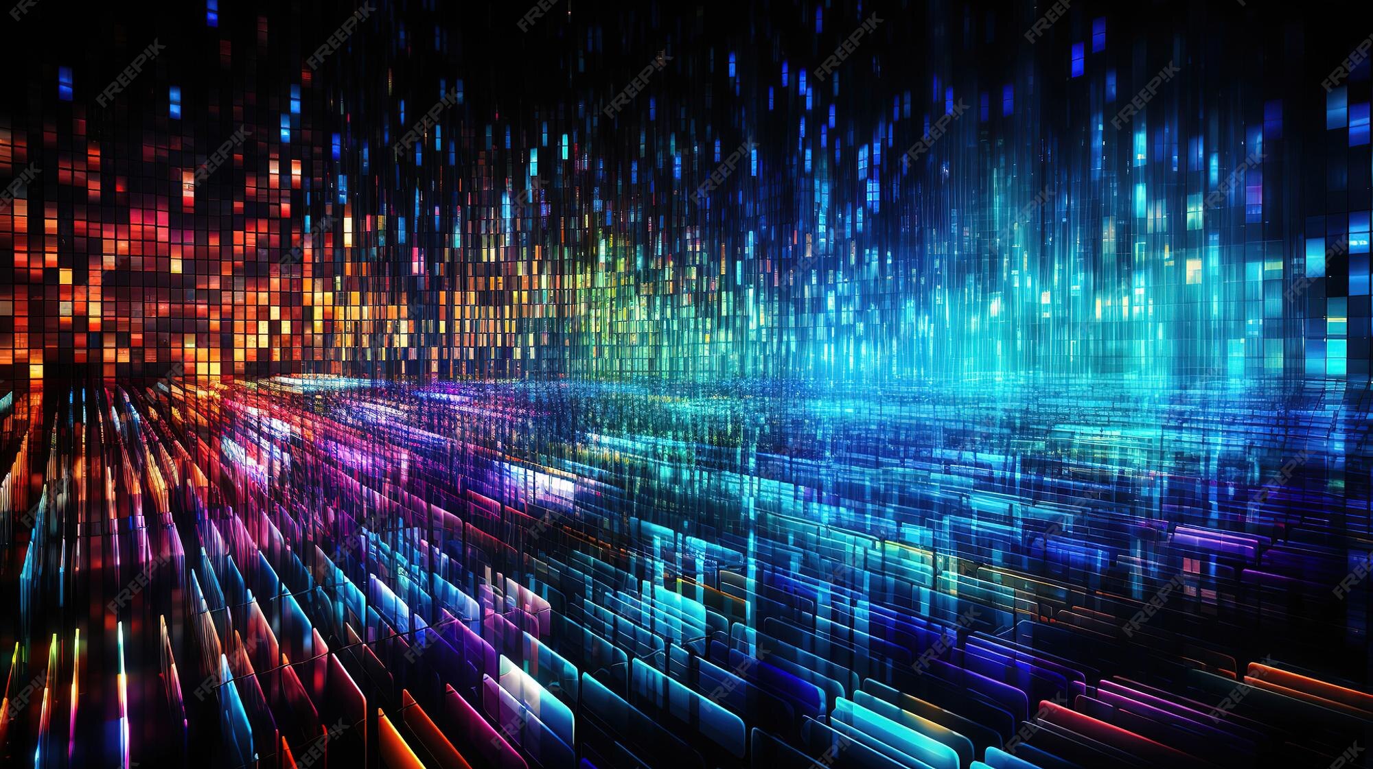 Premium Photo | Binary code pattern digital technology background abstract matrix programming ...