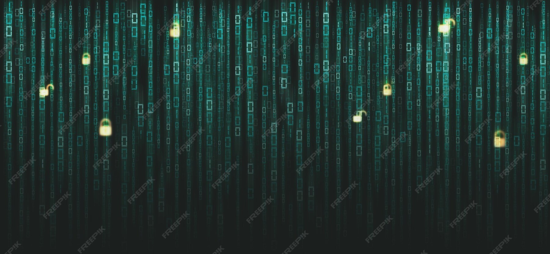 Premium Photo | Binary matrix code on the screen. numbers of the computer matrix on the internet ...