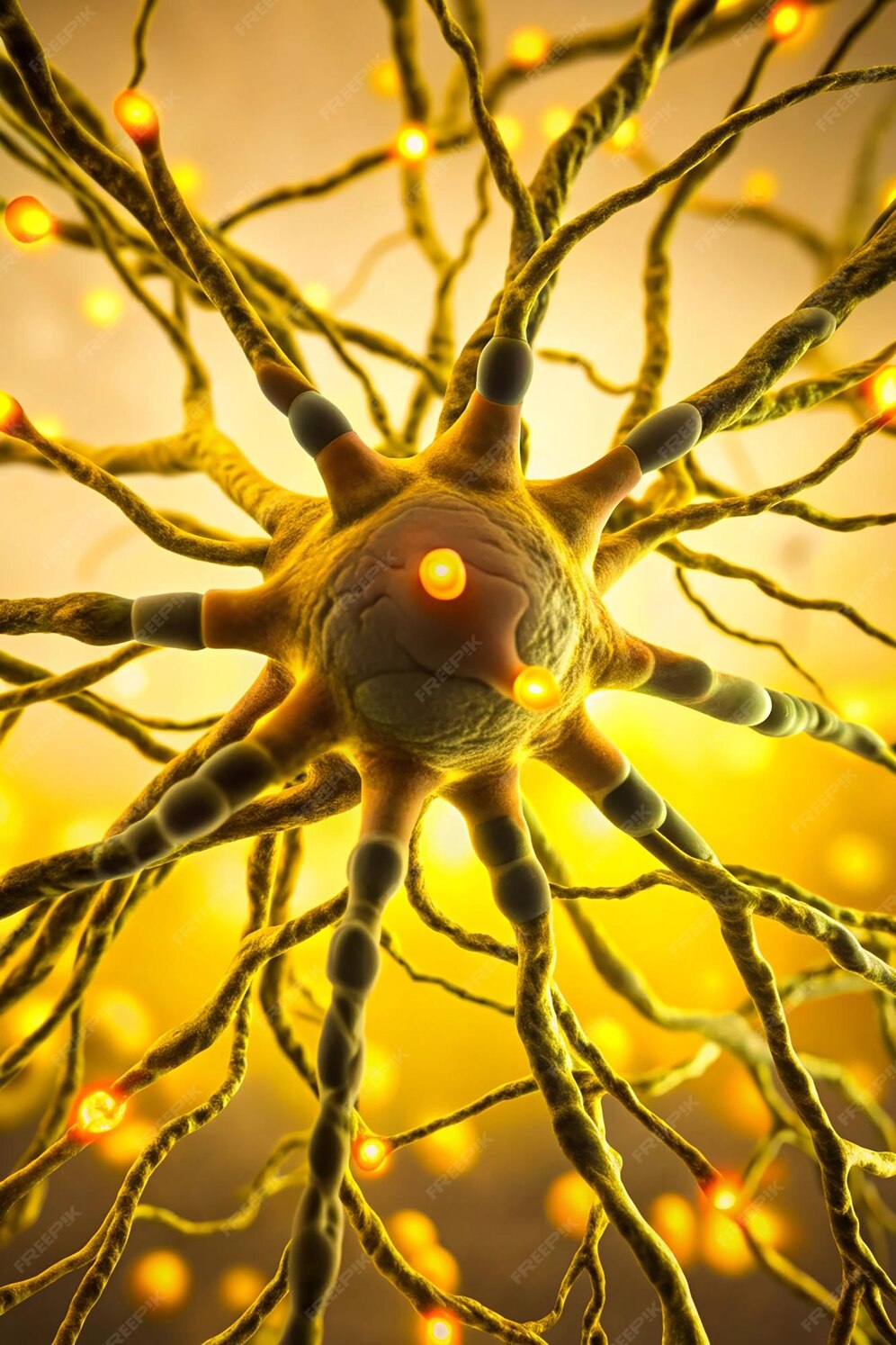 Biological Neuron Structure AI Technology Generated Image | Premium AI ... Biological Neuron Structure AI Technology Generated Image | Premium AI ...